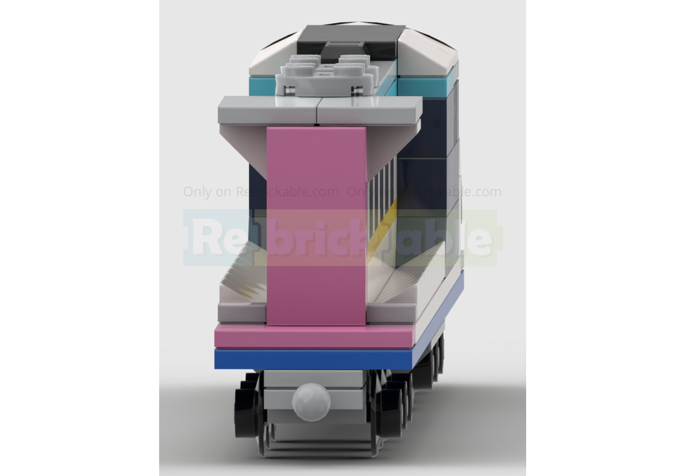 LEGO MOC-170421 40518 Diesel Locomotive & Freight Wagon - Alternate ...