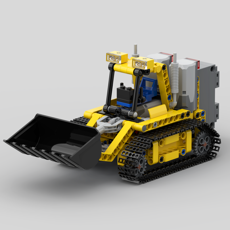 Lego Moc Compact Crawler Front Loader By Apachaihapachai Rebrickable