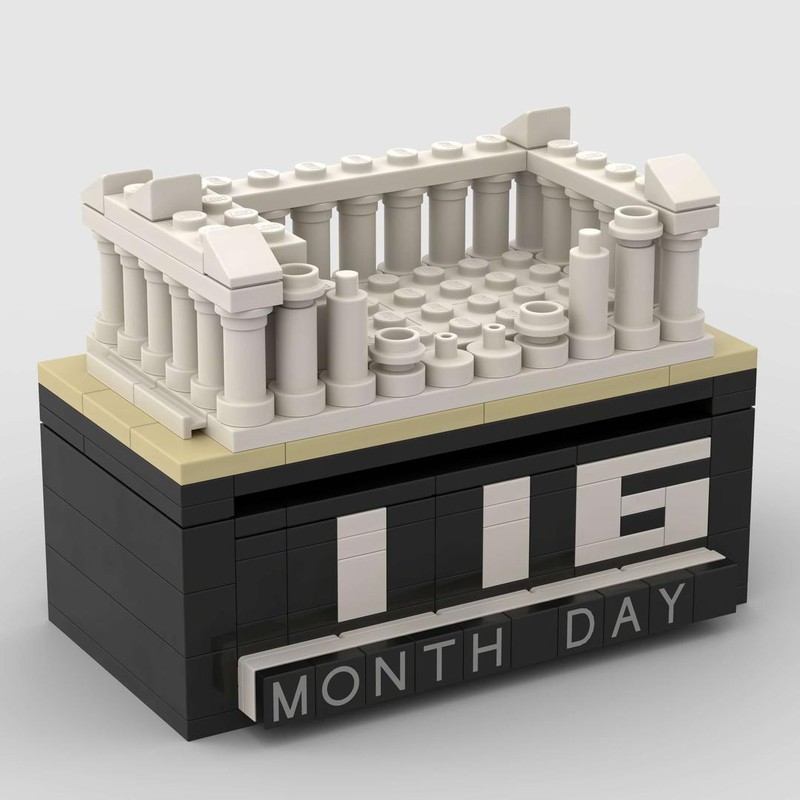 LEGO MOC Calendar with World of Wonders - the Parthenon by uminuo ...