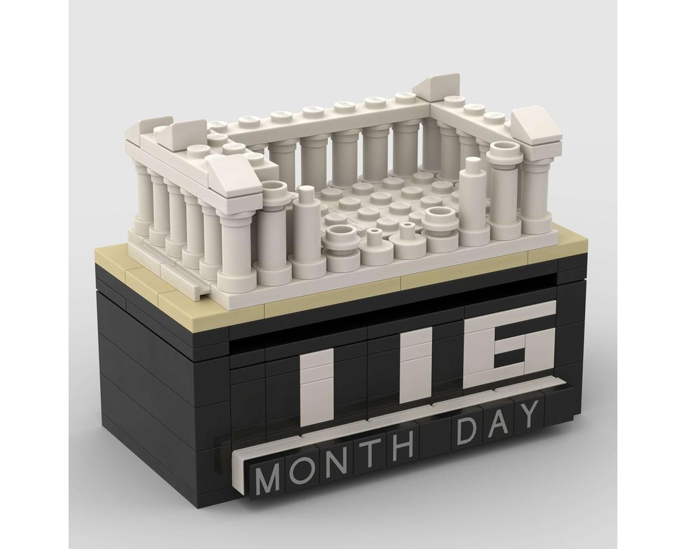 LEGO MOC Calendar with World of Wonders - the Parthenon by uminuo ...