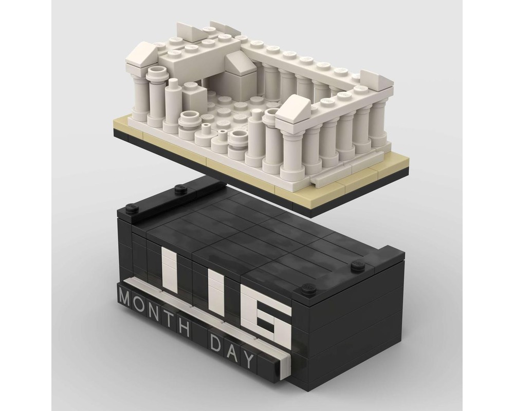 LEGO MOC Calendar with World of Wonders - the Parthenon by uminuo ...