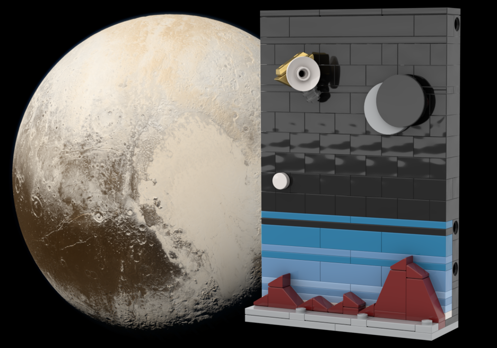 LEGO MOC Tales of New Horizons: Pluto and Charon Encounter by OrchardBuilds | Rebrickable ...