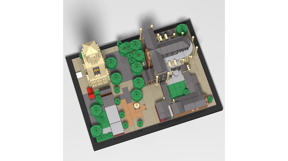 Lego Moc Utrecht Cathedral By Tralux21 Rebrickable Build With Lego