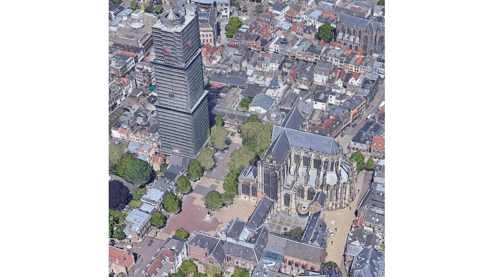 Lego Moc Utrecht Cathedral By Tralux21 Rebrickable Build With Lego