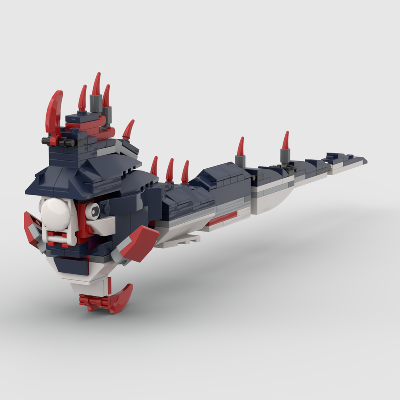 LEGO MOC Oarfish XL by SkimBeeble | Rebrickable - Build with LEGO
