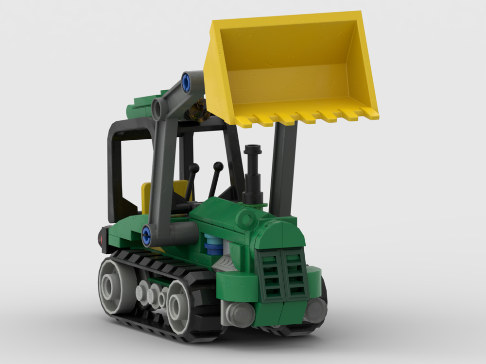 LEGO MOC scoop tracked tractor by fuz | Rebrickable - Build with LEGO