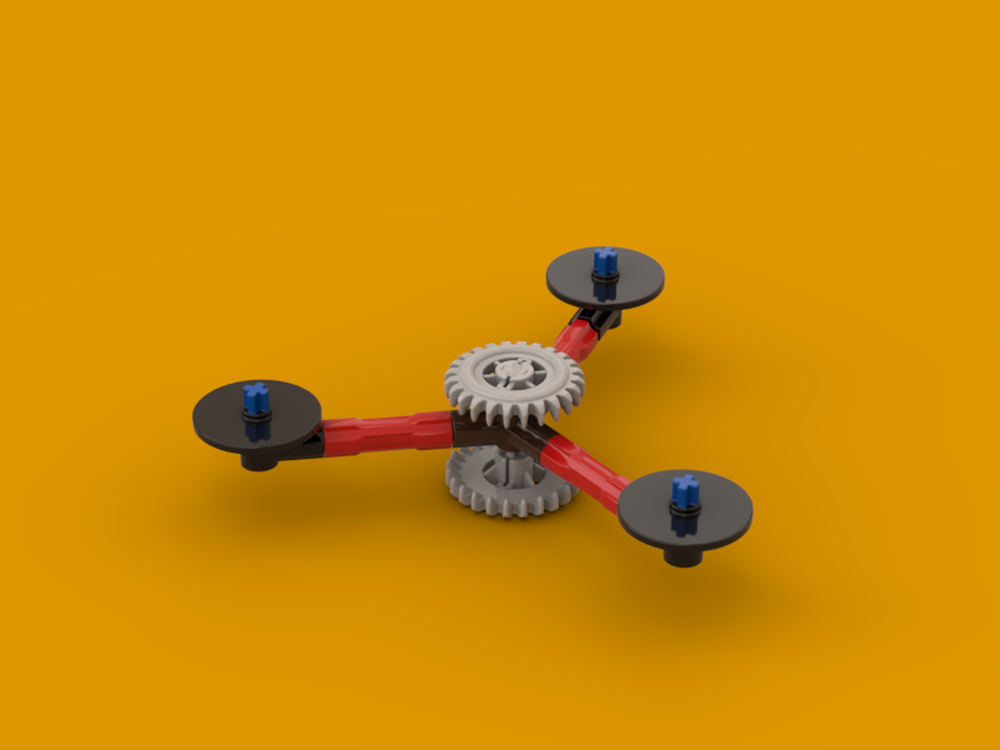 LEGO MOC fidget spinner by Legojuulyt | Rebrickable - Build with LEGO