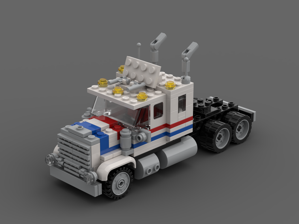LEGO MOC Midi Scale - Highway Rig 5580 by Bricksota | Rebrickable ...
