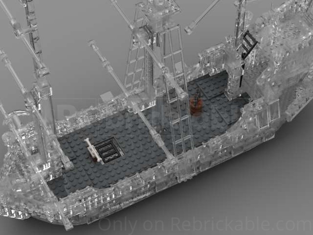 Lego Moc 4195 Weather Deck Mod By The Pirate Shipwright Rebrickable