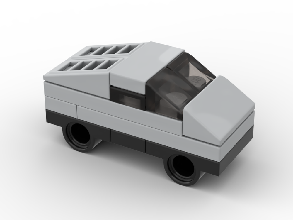 LEGO MOC Mini Tesla Cybertruck by RYO Furniture Designs | Rebrickable ...