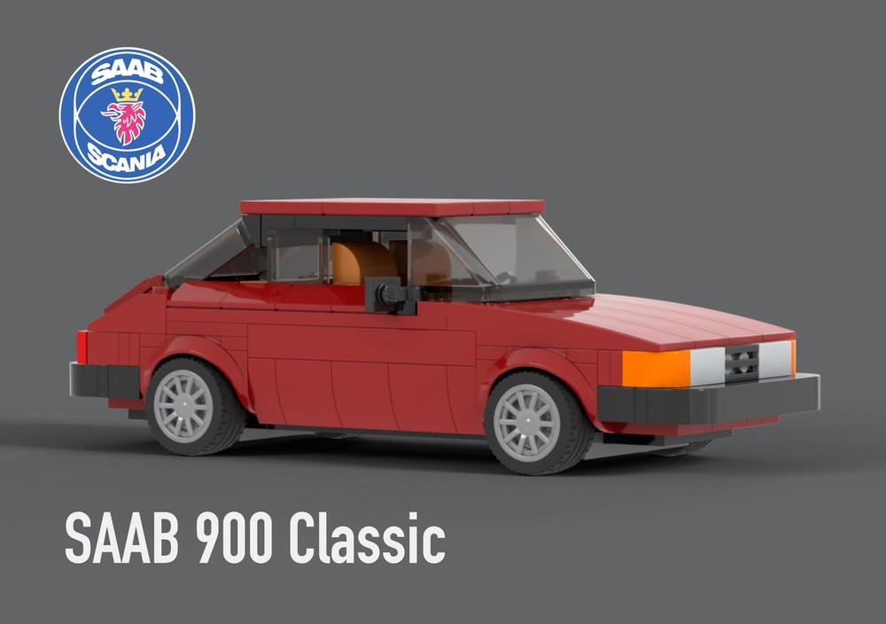 LEGO MOC Saab 900 Classic by 1_corn | Rebrickable - Build with LEGO