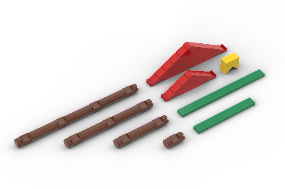 LEGO MOC Lincoln Logs - Ponderosa by bossofdos64 | Rebrickable - Build with LEGO