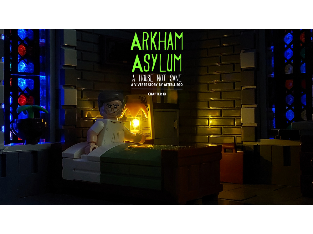 Lego Moc Arkham Tower Stained Glass Window By Alterlego Builds