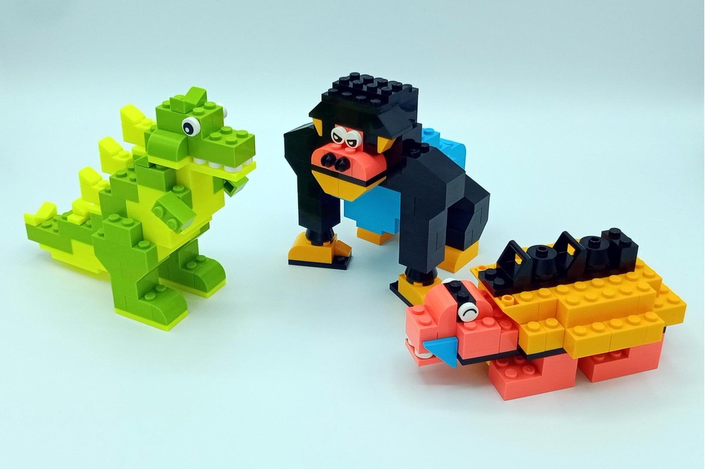 Lego Moc 11027 Godzilla Vs King Kong By Nequmodiva Rebrickable