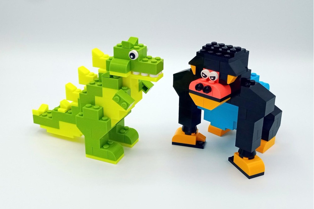 Lego Moc 11027 Godzilla Vs King Kong By Nequmodiva Rebrickable