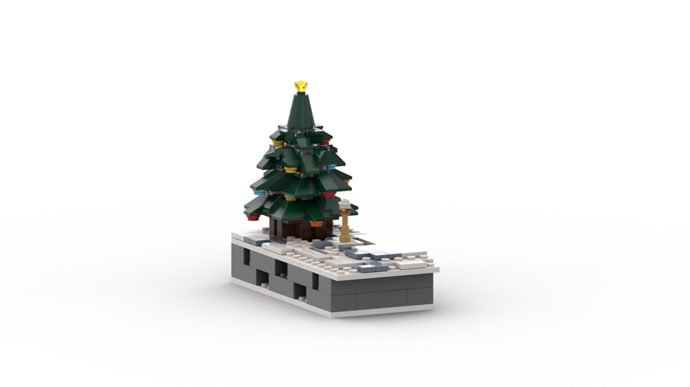 LEGO MOC Lighting Christmas tree 1:200 by Lonxa | Rebrickable - Build ...