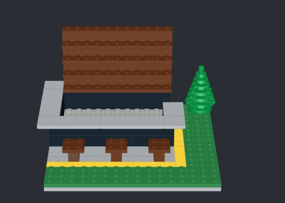 LEGO MOC Outdoor Bar by DoingThisForReason | Rebrickable - Build with LEGO