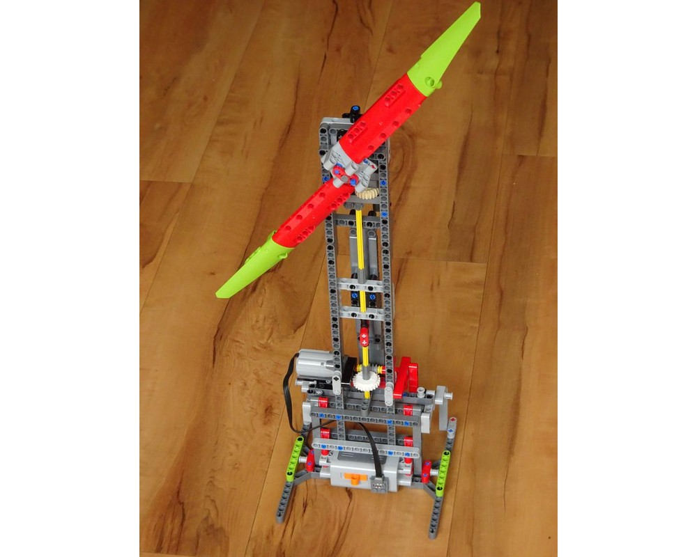 LEGO MOC-17061 Electric wind mill (Technic 2018) | Rebrickable - Build ...