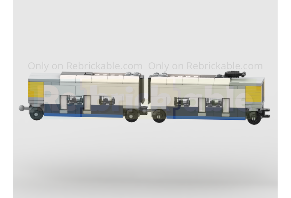 LEGO MOC 40518 Two Carriage Tram & Station - Alternate Build Of 40518 ...