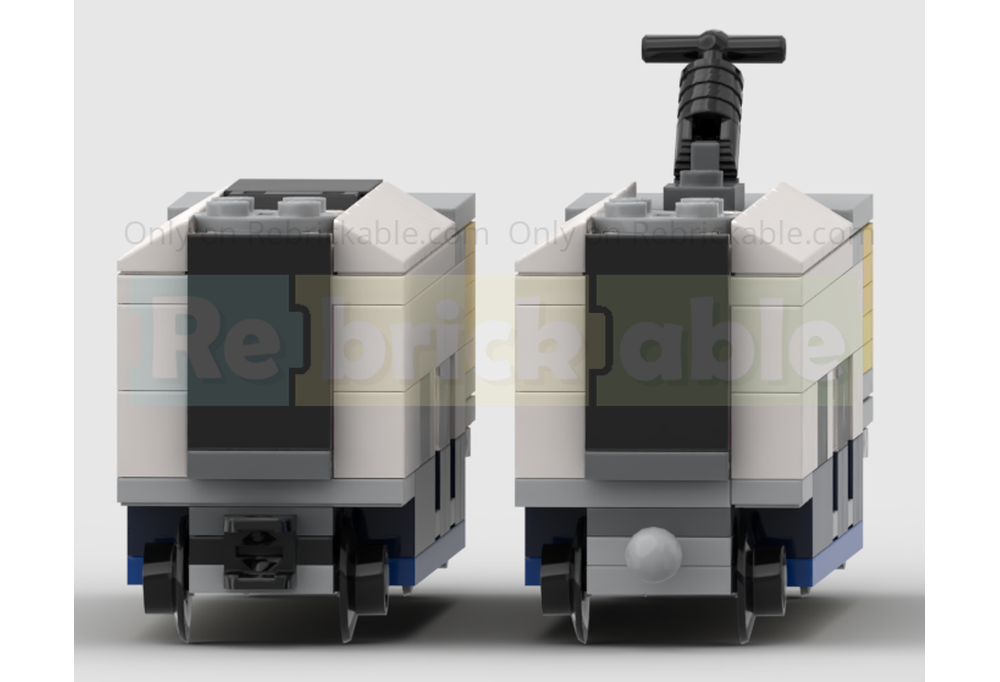 LEGO MOC 40518 Two Carriage Tram & Station - Alternate Build Of 40518 ...