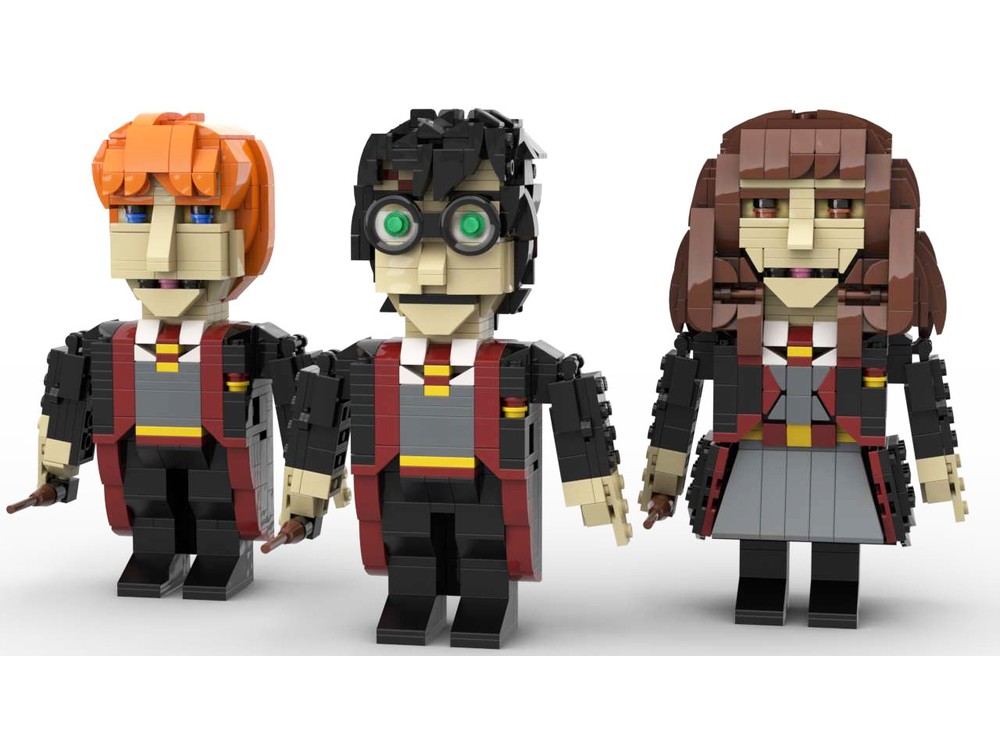 Lego Moc Golden Trio Lego Figures By Littlebricksheroes Rebrickable
