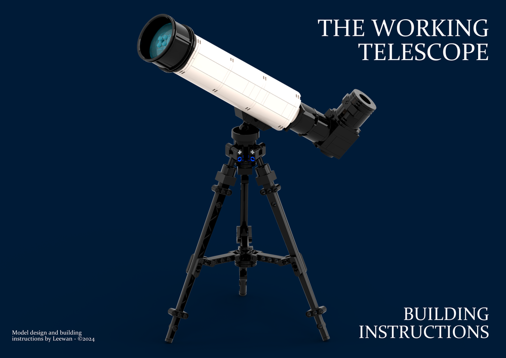 LEGO MOC The Working Telescope by Leewan | Rebrickable - Build with LEGO