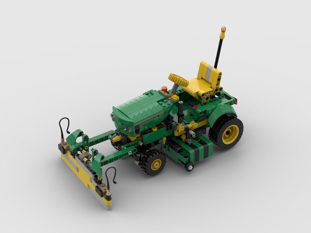 LEGO MOC 42168 John Deere Lawn Mower Tractor by Larsagri | Rebrickable - Build with LEGO