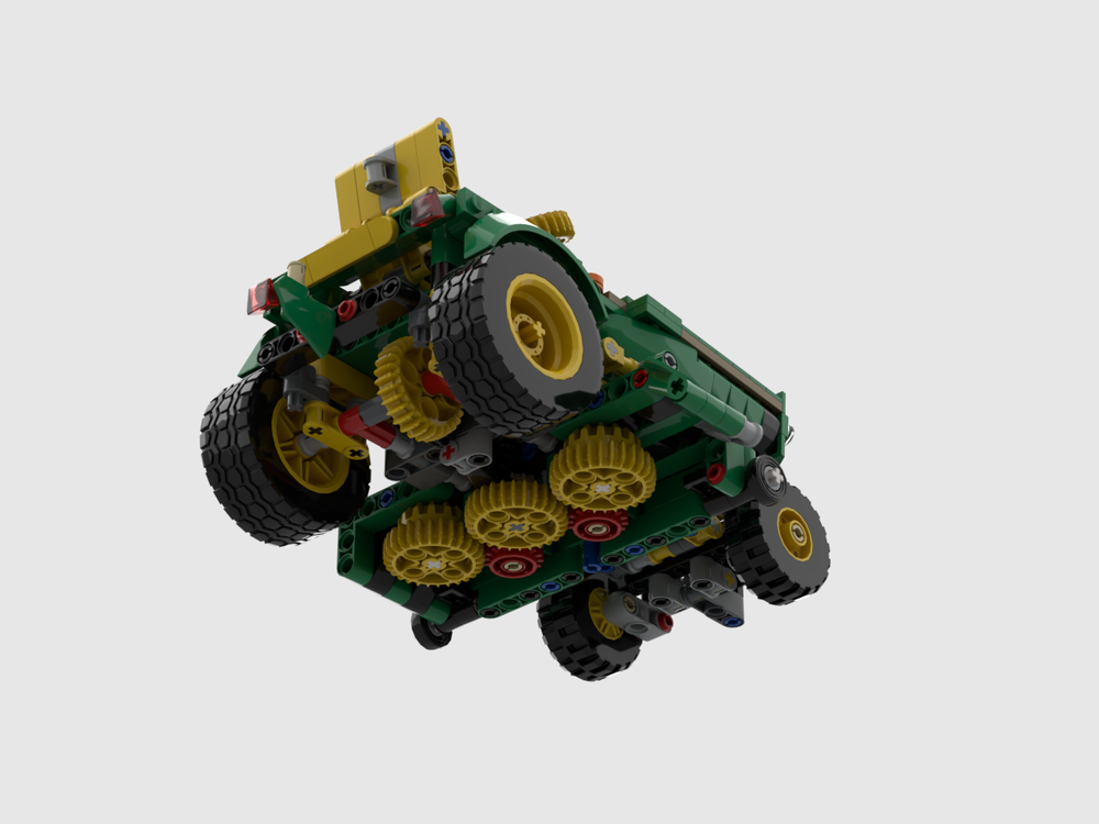 Lego Moc 42168 John Deere Lawn Mower Tractor By Larsagri Rebrickable