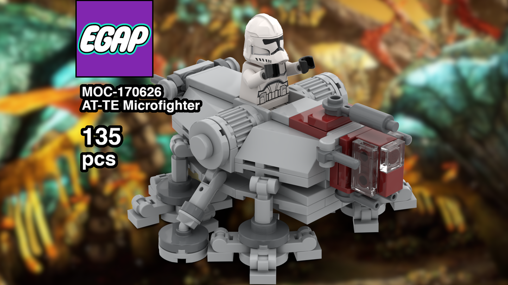 LEGO MOC AT-TE Microfighter by egap98 | Rebrickable - Build with LEGO
