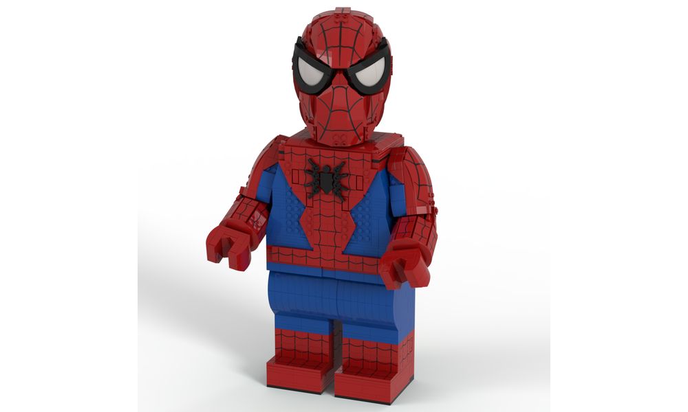 LEGO MOC Spider-Man Megafigure (fits the official Lego Spider-Man's ...