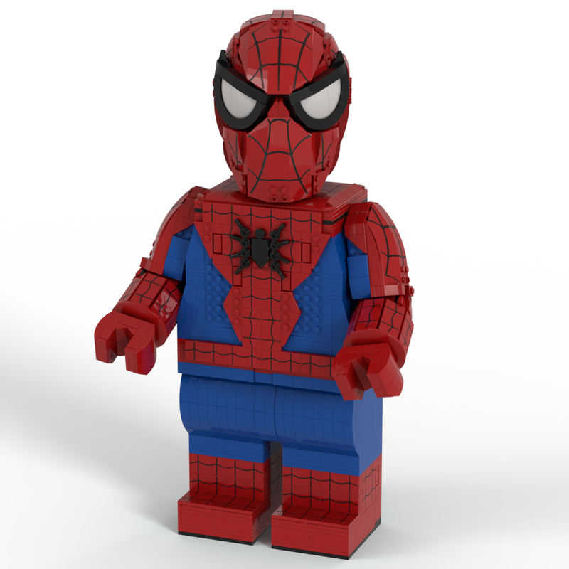 LEGO MOC Spider-Man Megafigure (fits the official Lego Spider-Man's ...