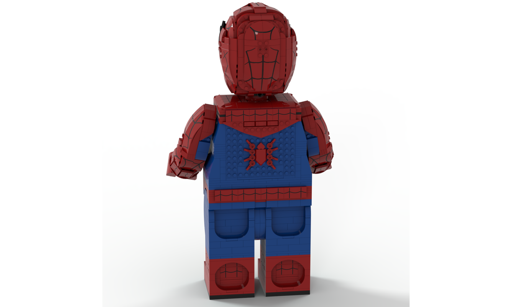 LEGO MOC Spider-Man Megafigure (fits the official Lego Spider-Man's ...