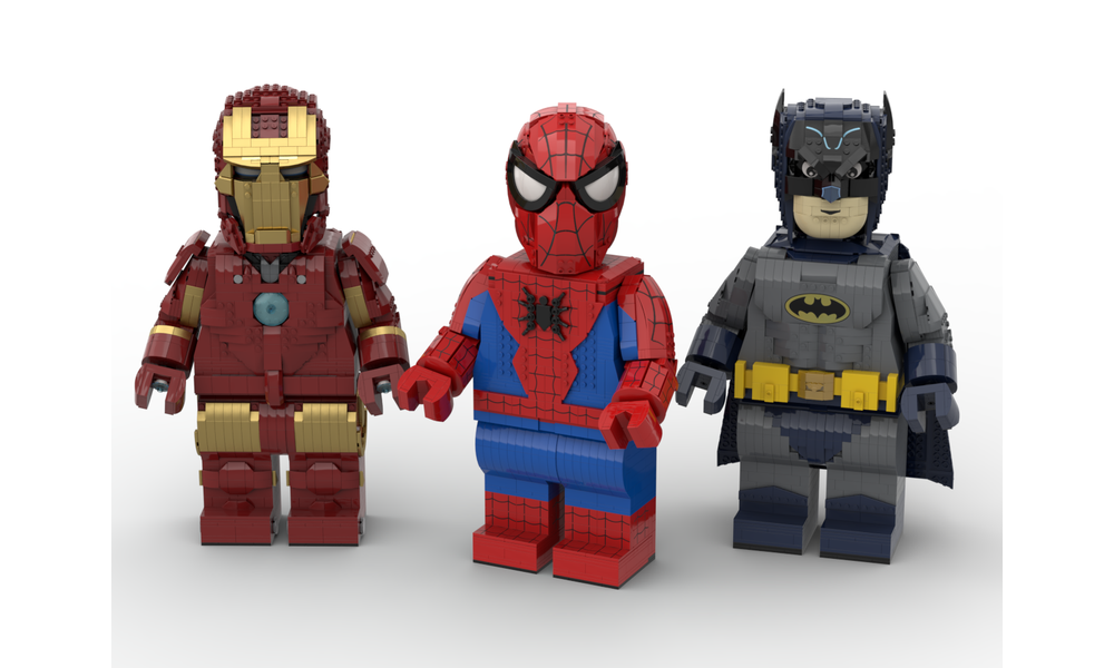 LEGO MOC Spider-Man Megafigure (fits the official Lego Spider-Man's ...