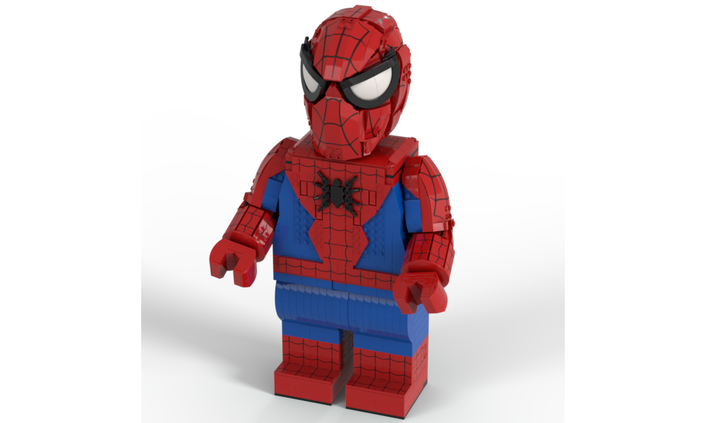 LEGO MOC Spider-Man Megafigure (fits the official Lego Spider-Man's ...