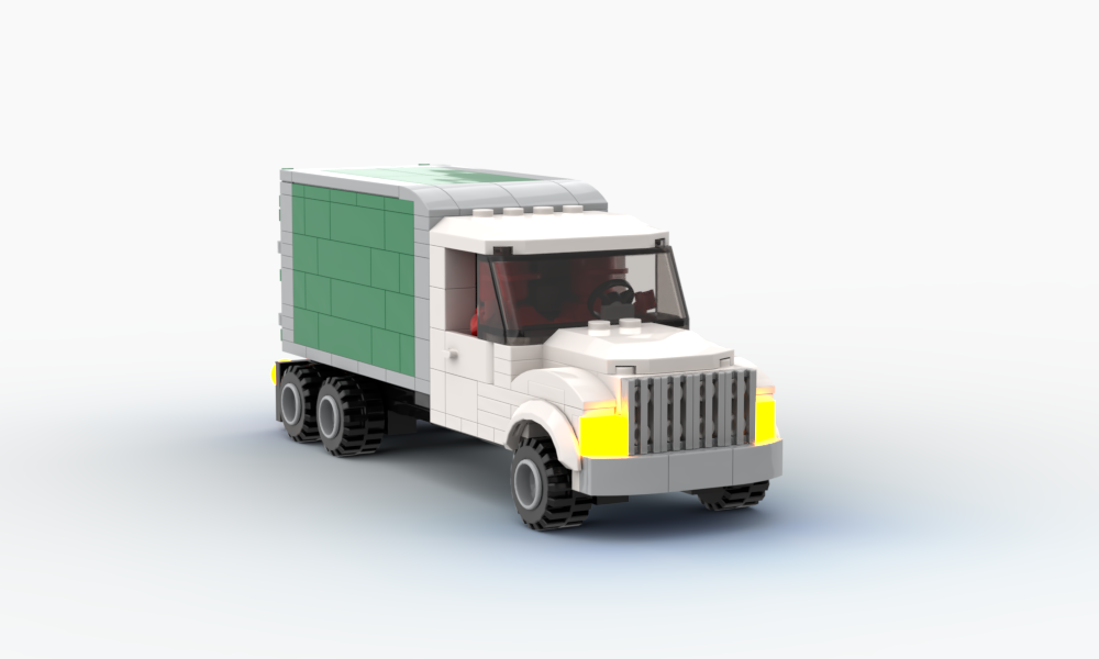 LEGO MOC Box Truck by Tiggerljc | Rebrickable - Build with LEGO