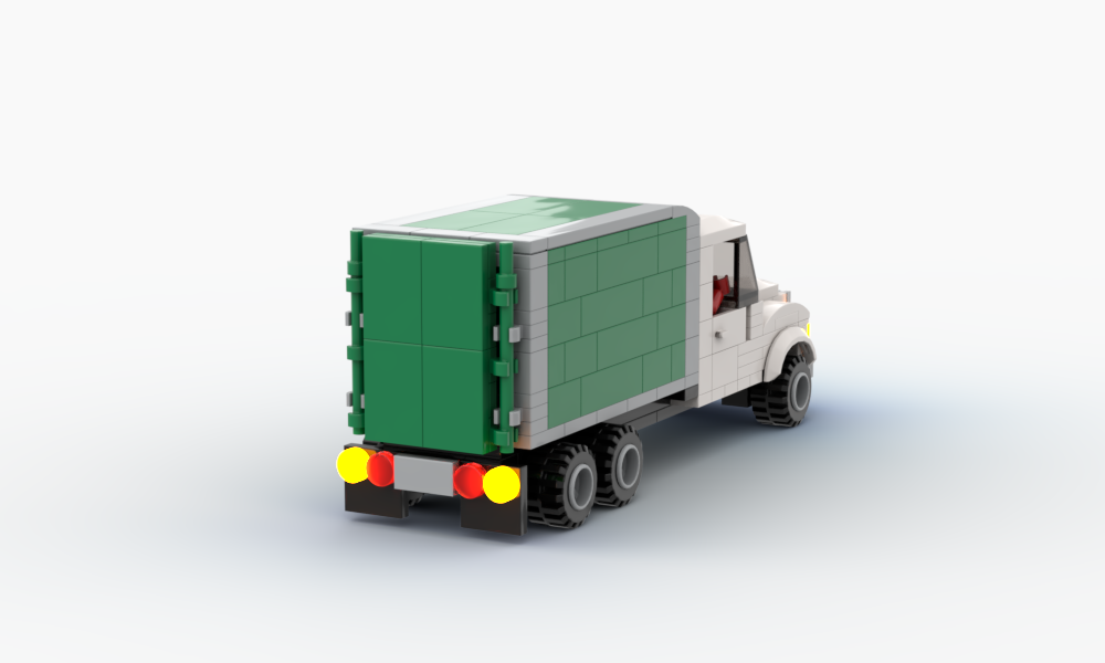 Lego Moc Box Truck By Tiggerljc Rebrickable Build With Lego