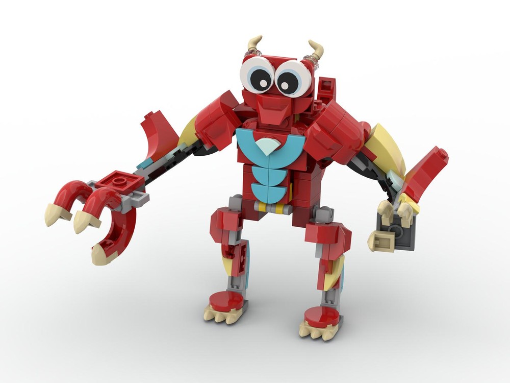 LEGO MOC Red Dragon Mech Suit by eric_nunya | Rebrickable - Build with LEGO