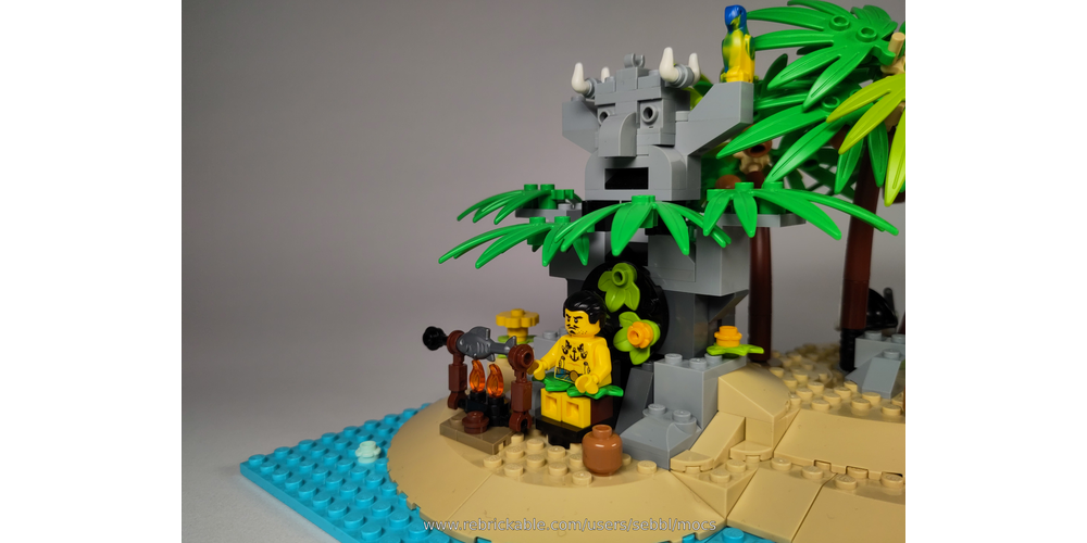 LEGO MOC 21322: Forbidden Island Treasure Hunt - Pirate World: Part 4 ...