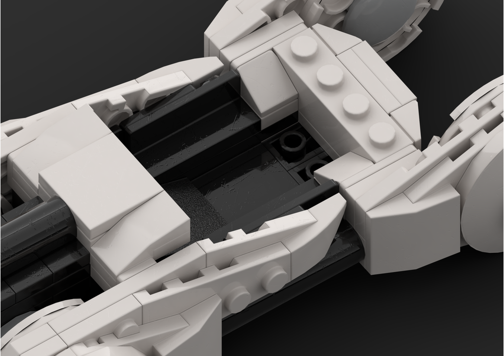 LEGO MOC Tron: Legacy Lightroadster Concept by Reclaimed | Rebrickable ...