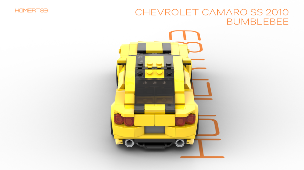 Lego Moc Chevrolet Camaro 2010 Bumblebee By Homert83 Rebrickable