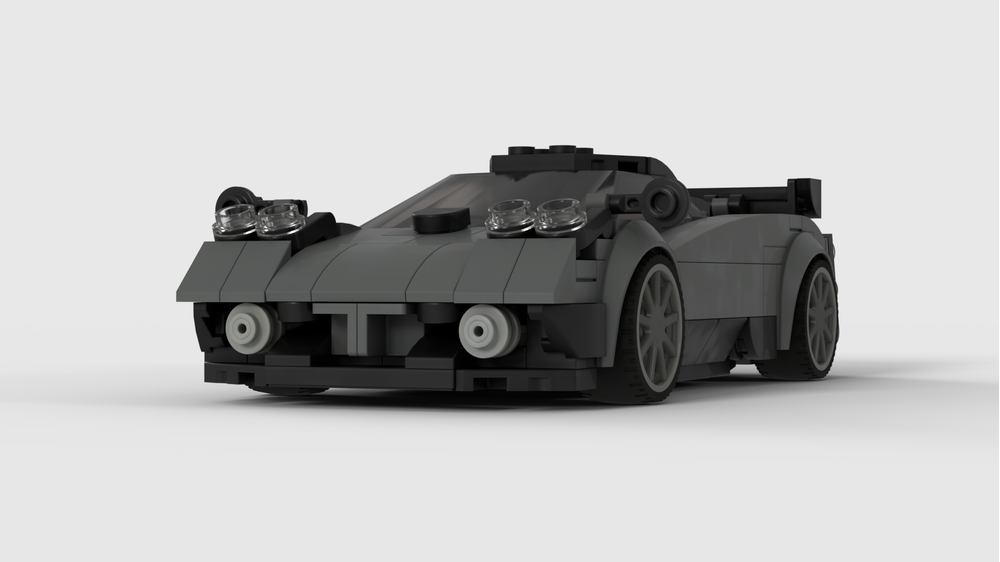 Lego Moc Pagani Zonda F By Prinzencurry Rebrickable Build With Lego