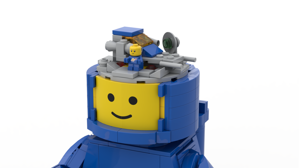 Lego Moc Up Scaled Classic Space Minifigure 40649 Mod By Lnschmtt