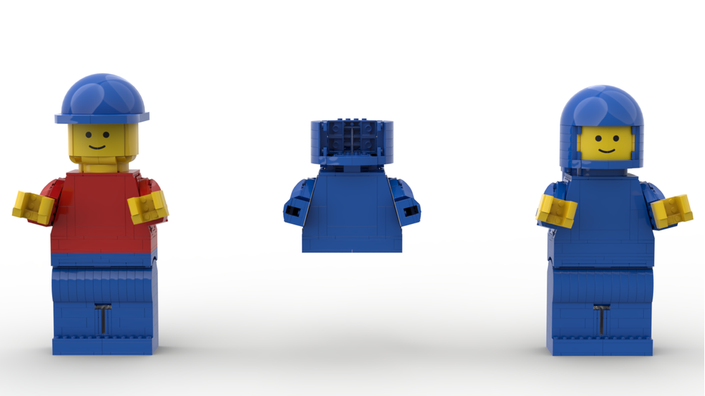 Lego Moc Up Scaled Classic Space Minifigure 40649 Mod By Lnschmtt