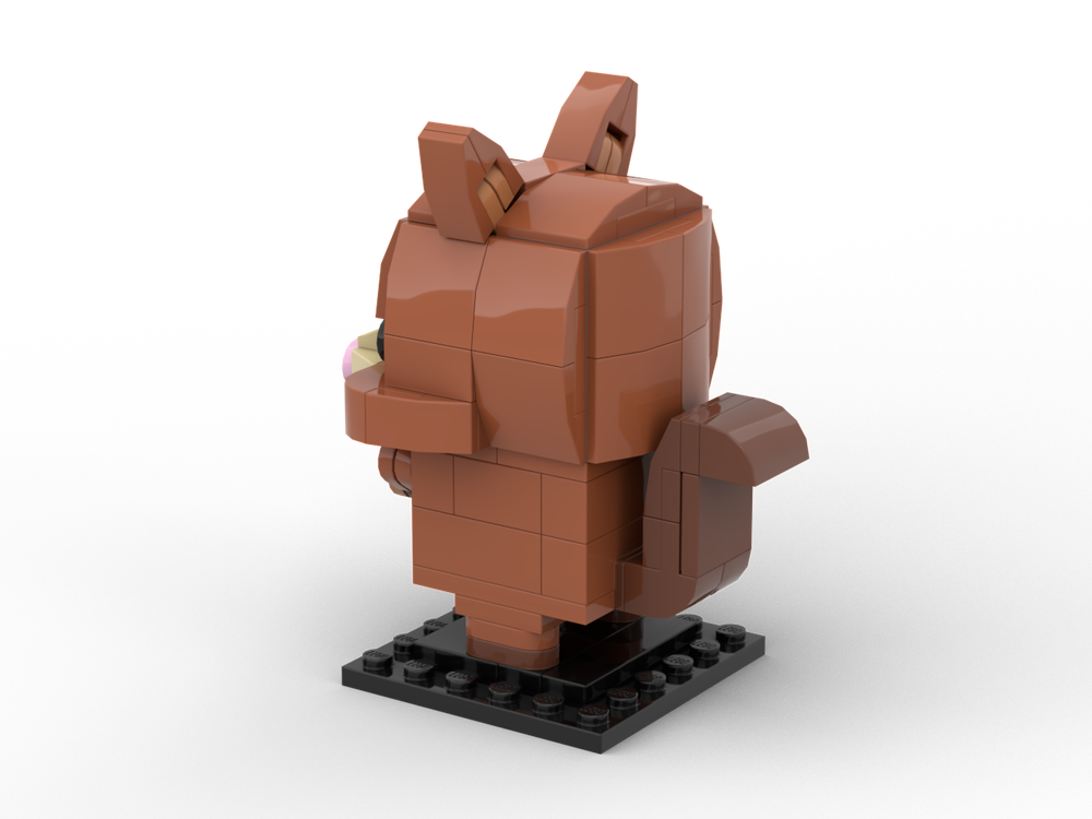 LEGO MOC Squirrel Brickheadz by MakeorBrick | Rebrickable - Build with LEGO