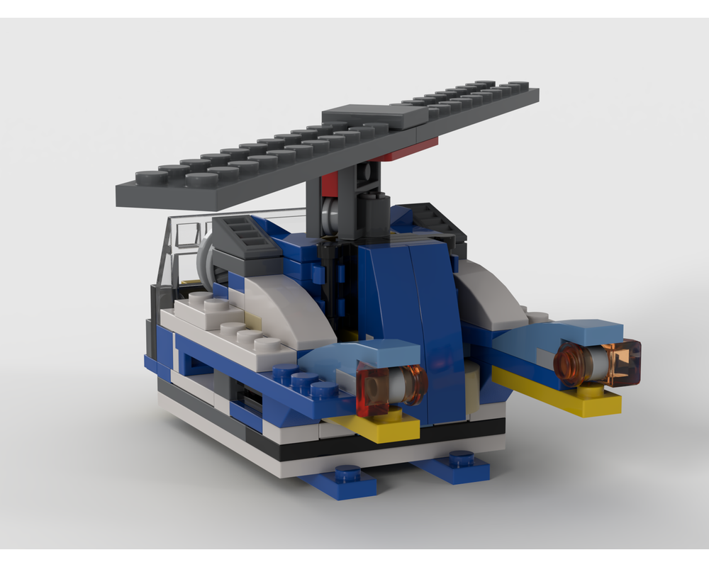 LEGO MOC Split Tail Helicopter by Welsh Dynasty Builds | Rebrickable ...