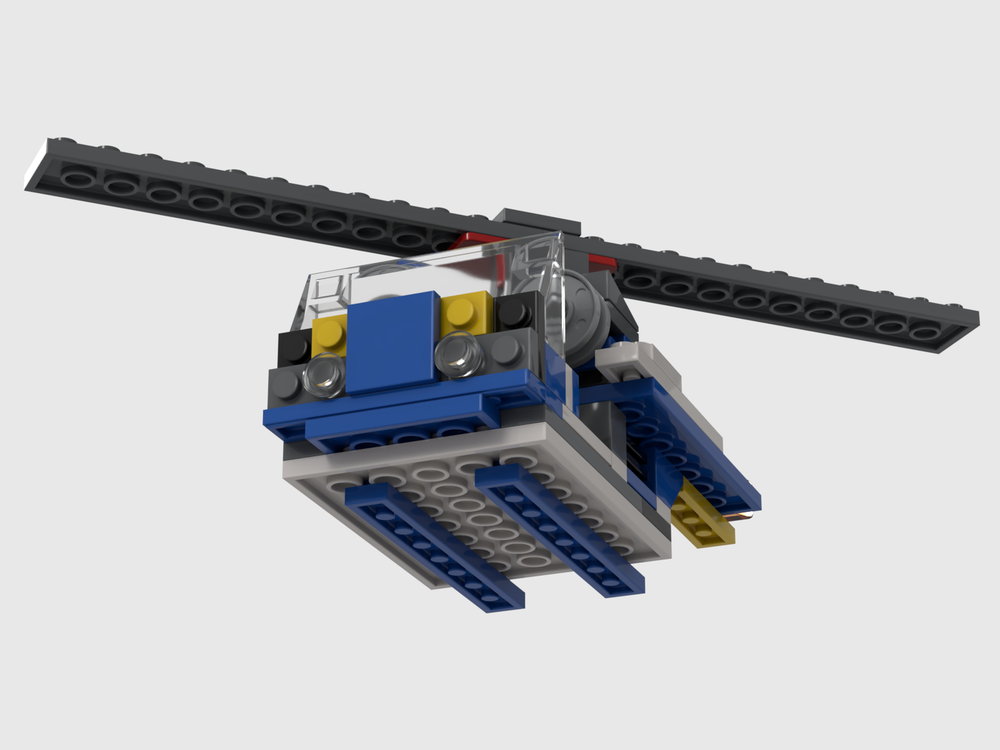 LEGO MOC Split Tail Helicopter by Welsh Dynasty Builds | Rebrickable ...