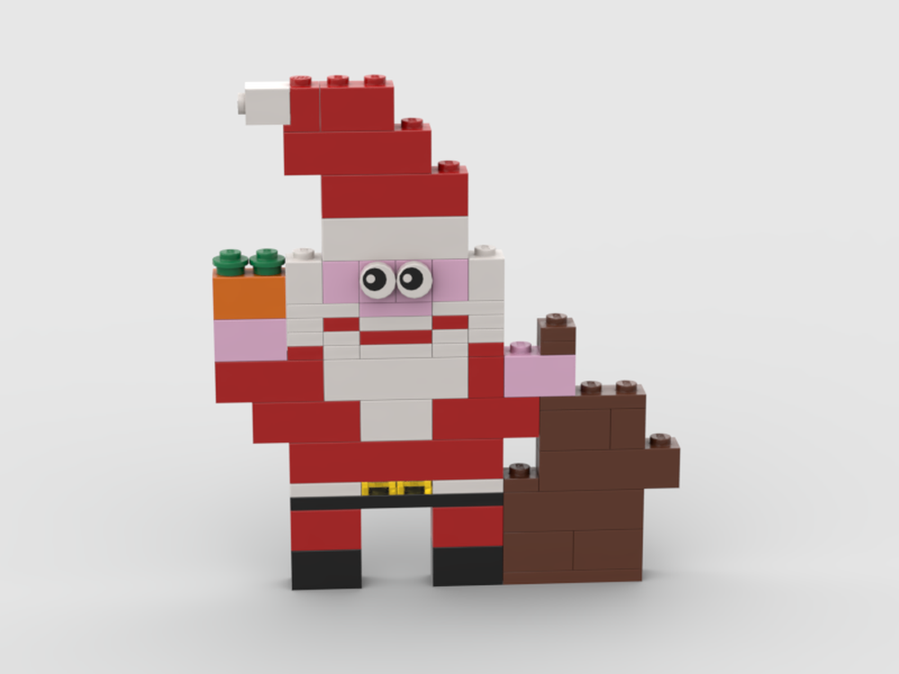 LEGO MOC Smiling Santa by nenalmapal | Rebrickable - Build with LEGO