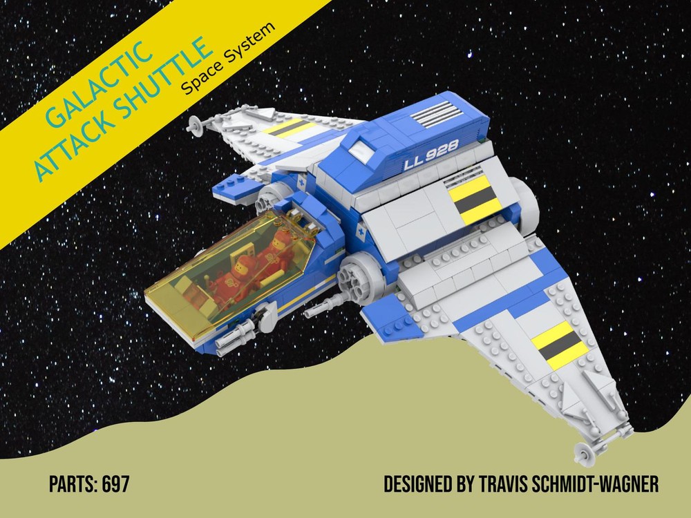 LEGO MOC 10497 Alt Build- Galactic Attack Shuttle by Camobricktape ...