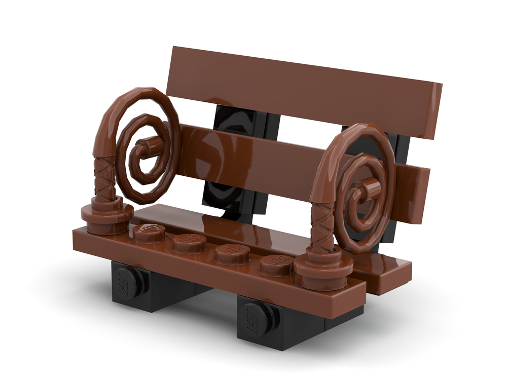 LEGO MOC City Park Bench by Click_Brix | Rebrickable - Build with LEGO
