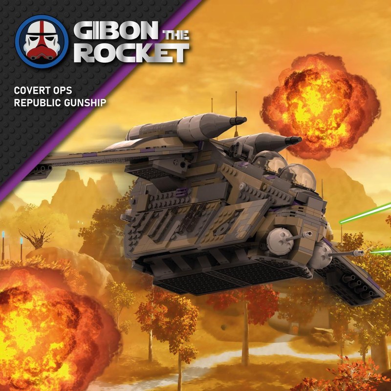 LEGO MOC-170747 Covert Ops Republic Gunship by TheKrokiet | Rebrickable ...